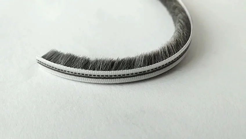 Sliding Window Mohair Flexible Brush Seal Wool Pile Weather Strip With ...