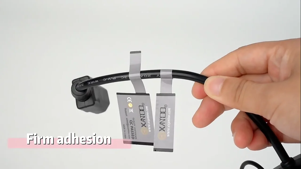 Custom Printing Waterproof Adhesive Vinyl Power Cable Label Sticker ...