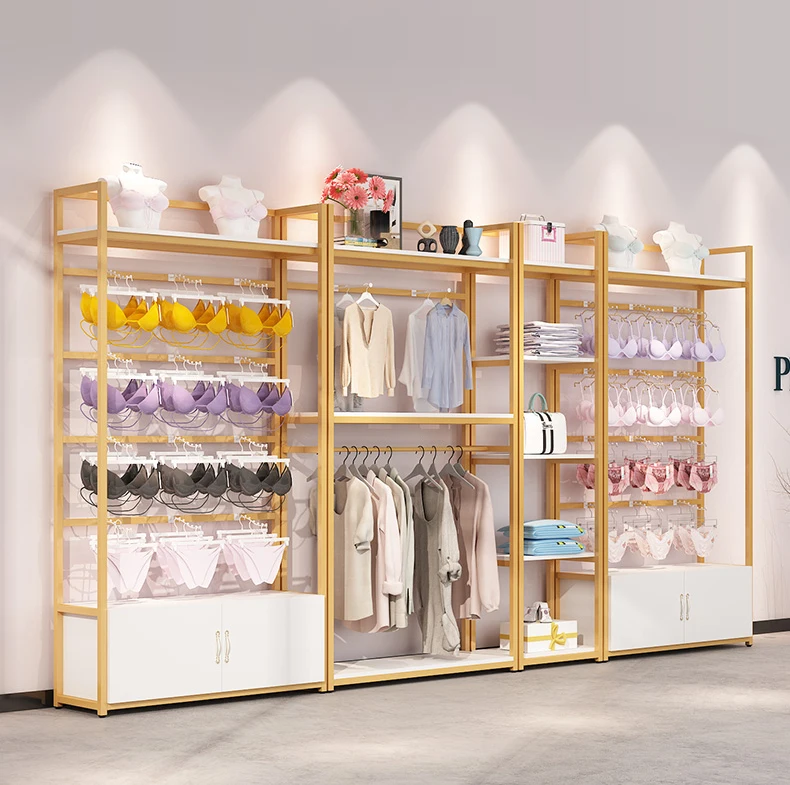 Underwear Display Racks - Enhance Your Gold Clothing Store