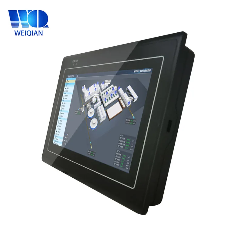 7 Inch Panel PC RS485 Industrial Computer Wince Fanless Pc Industrial ...