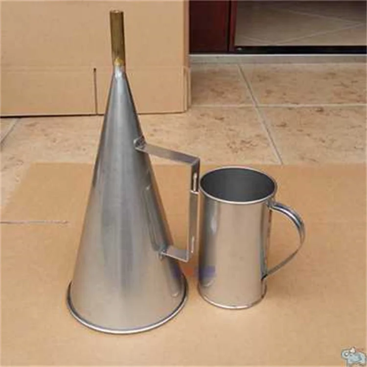 Mud Viscosity Flow Cone Apparatus Slurry Test Kit Marsh Funnel ...