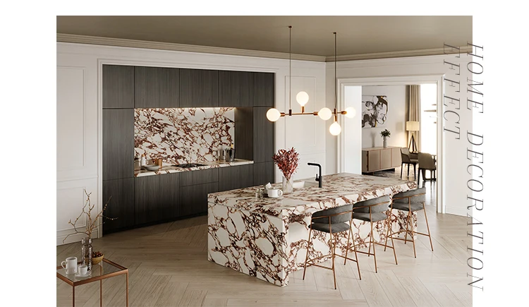 Calacatta Viola Marble Slab - Luxury Stone for Countertops