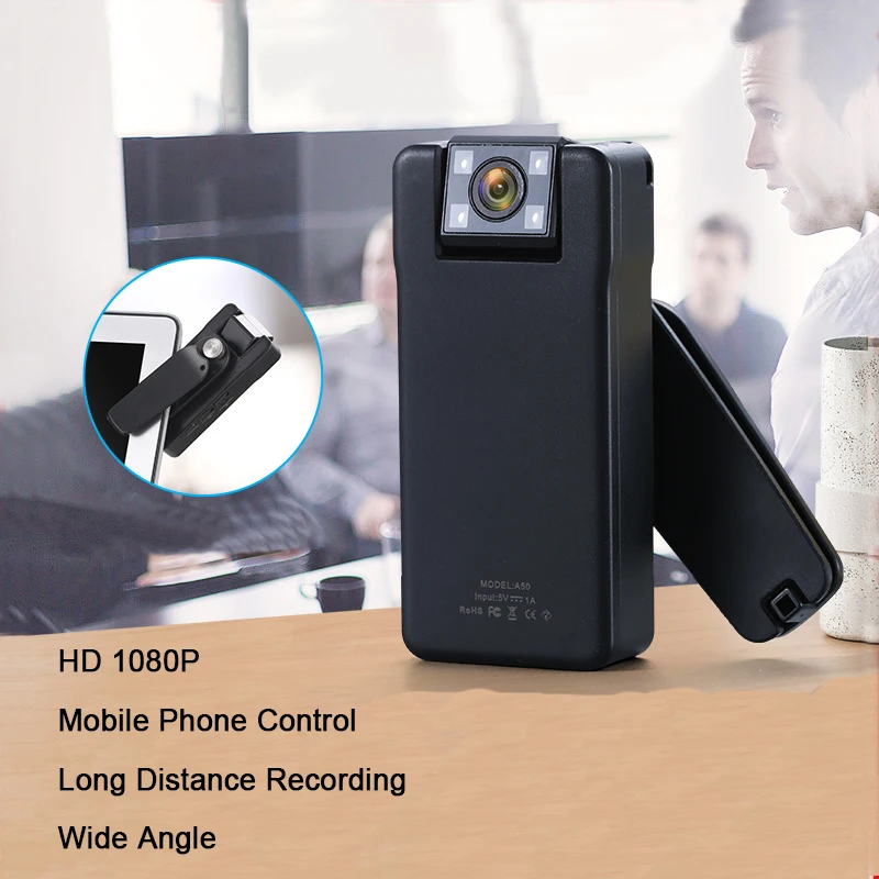 A50 Hd 1080p Mini Camera Wif Remote Control Motion Detection Bodycam ...