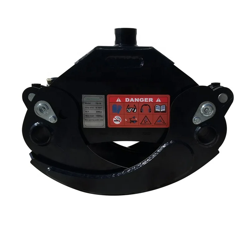 Hydraulic Rotating log wood grab clamp grapple for wood loading ...