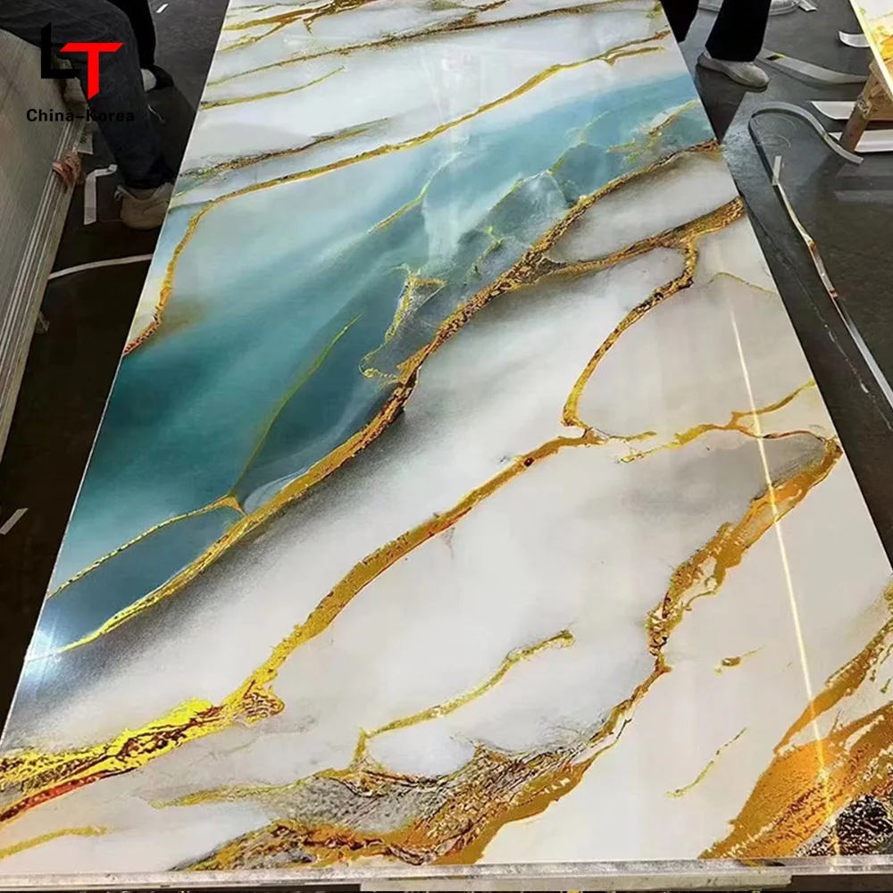 Alibaba.com: LT UV Marble Wall Panel 1220*2440mm, high glossy PVC ...