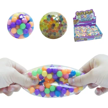 Squish Balls Squeeze Fidget Toys Sensory Stress Balls Filled With Water ...