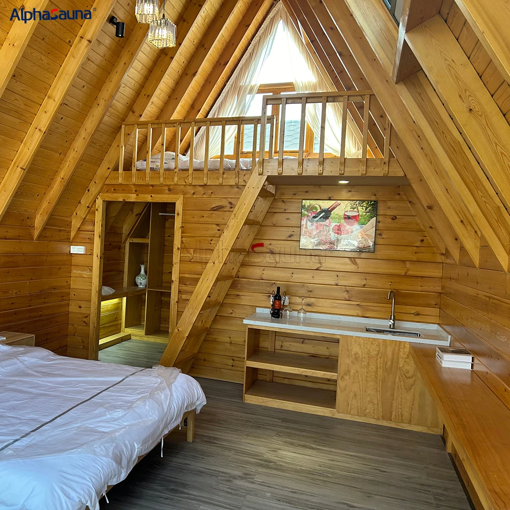 Luxury Prefabricated Beach Cabin House Cottage Resort Wood Wooden ...