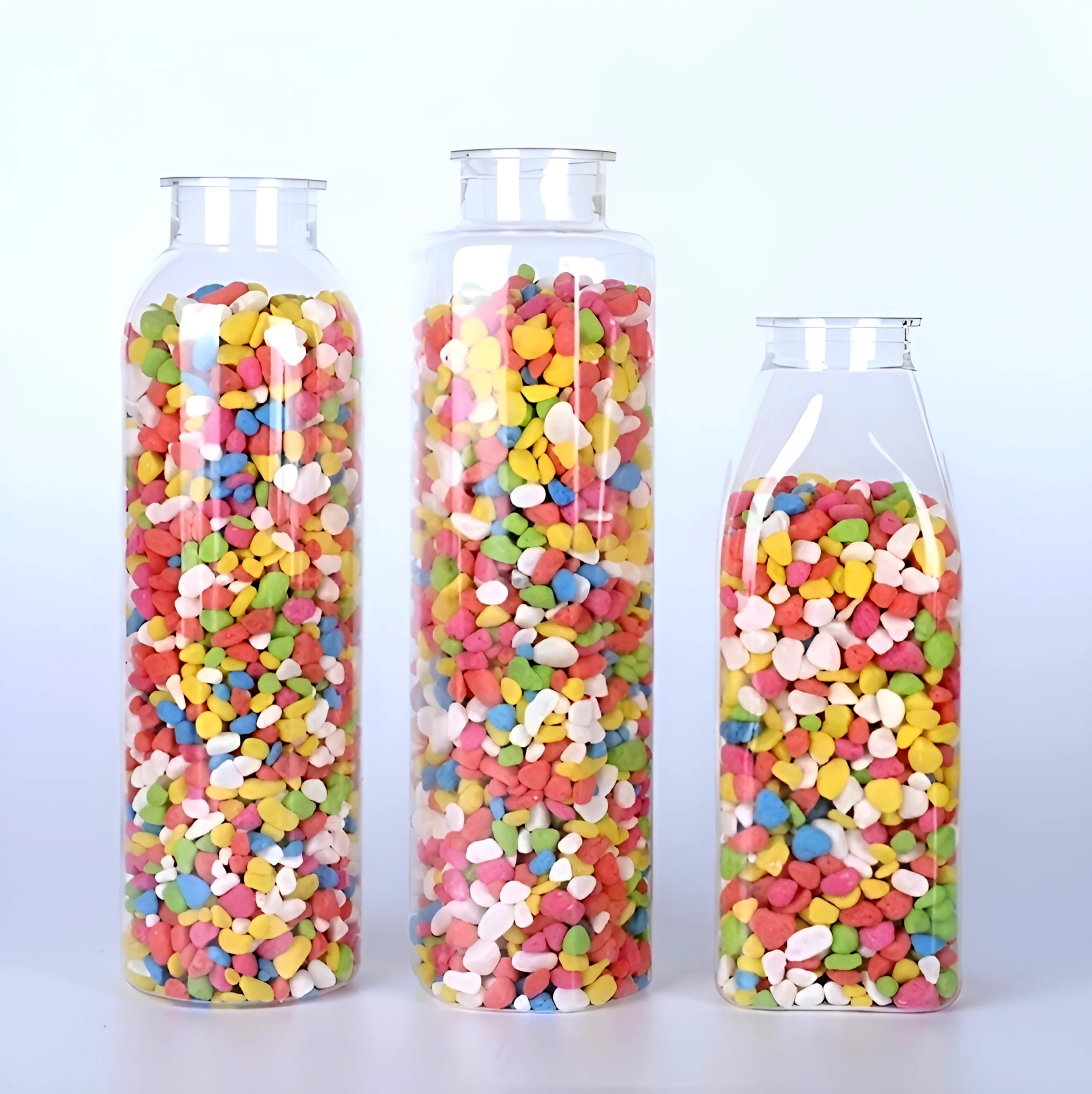 Empty PET Plastic Bottles - Ideal for Sweet Candy Packaging