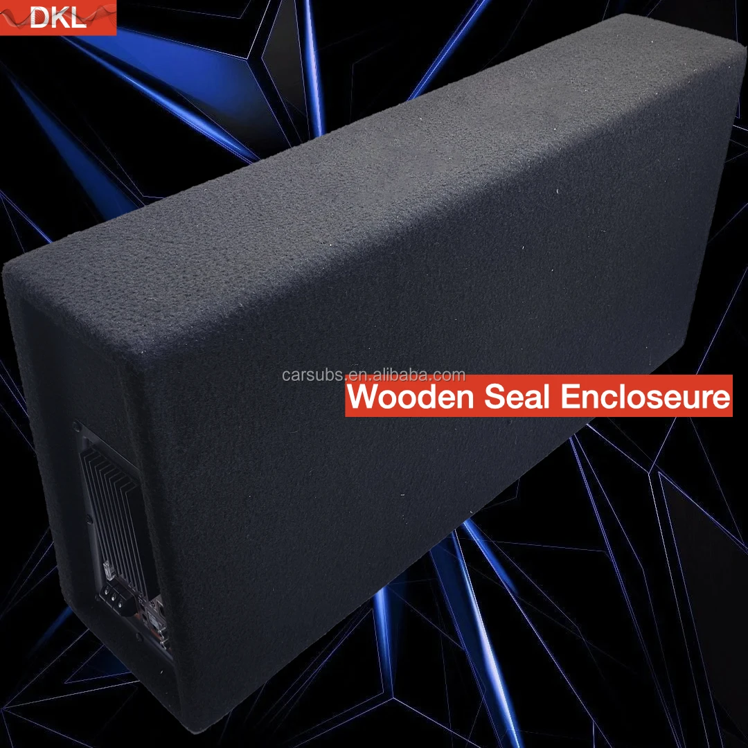 Car Stereo 12 Inch Dual Trapezoid Subwoofer Box Enclosure Rms 500w Peak ...