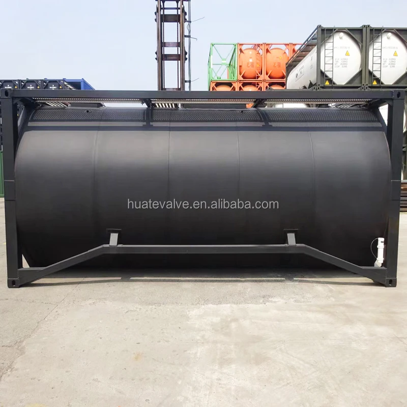 Factory Manufacturer 20ft Liquid Transport Asphalt Iso Tank Containers ...