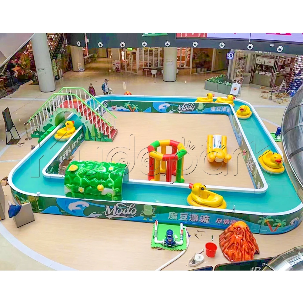 Outdoor Indoor Fiberglass Waterway Carousel Floating Boat