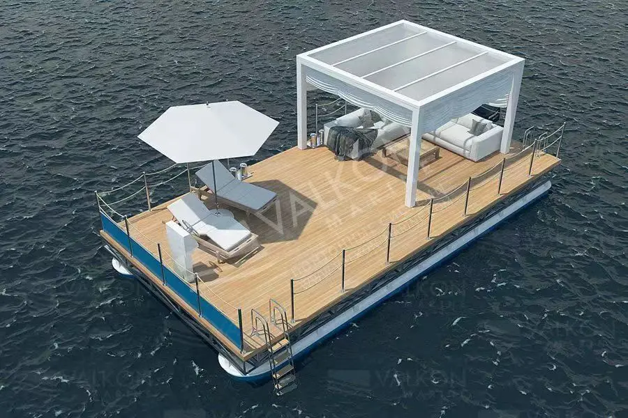 34ft Aluminum Glass House Pontoon Boat - Luxury & Comfort