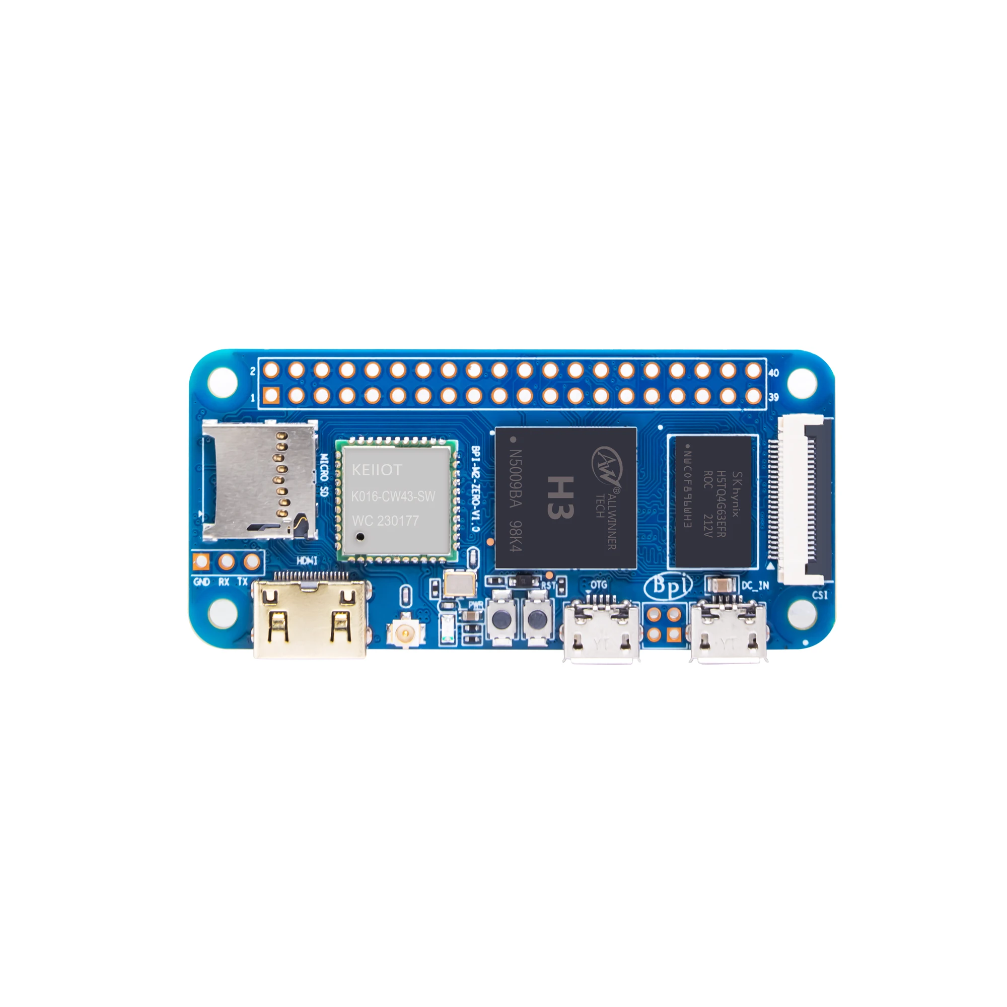 Allwinner H3 Cpu Banana Pi Bpi M2 Zero Open Platform Device Microcontroller Development Board ...
