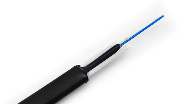 Single Mode Overhead Flat Drop Cable Gyfxtby 1 Core Fiber Optic Cable ...