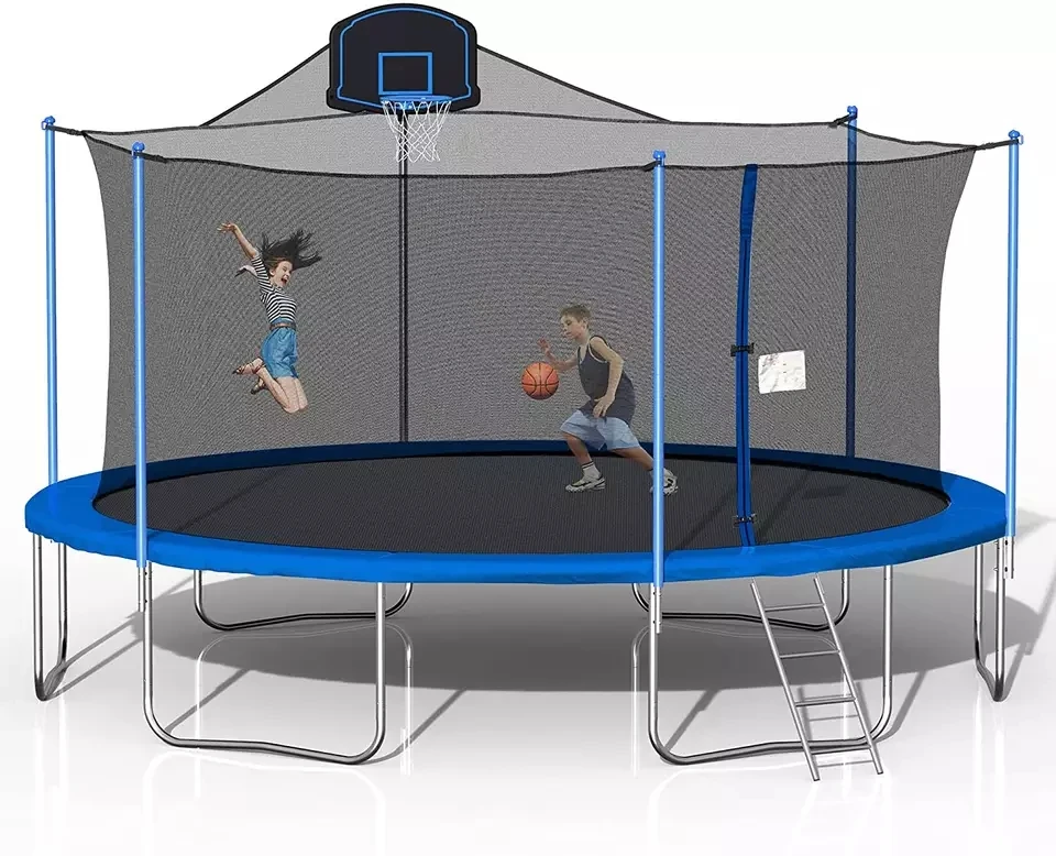 Garden 10ft Trampoline With Safety Enclosure Net,Combo Bounce Jump ...