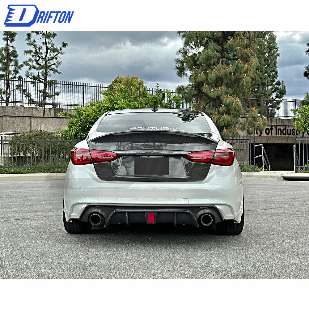 CSL Style Carbon Fiber Trunk for Infiniti Q50 - Durable & Stylish