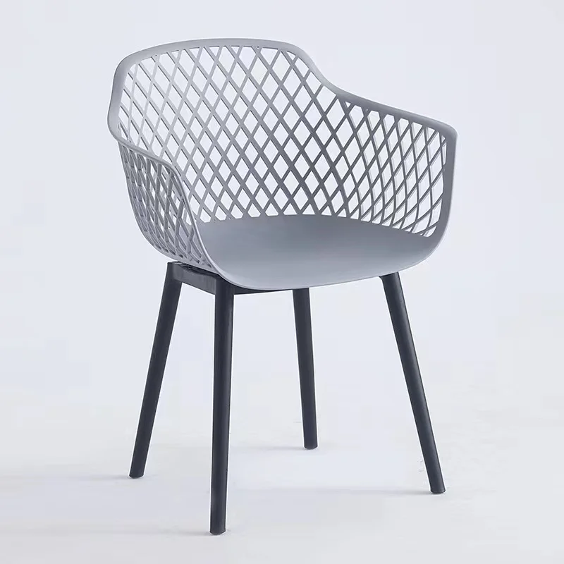 Fancy Design Dinner Chair Plastic Restaurant Armrest Chairs With ...