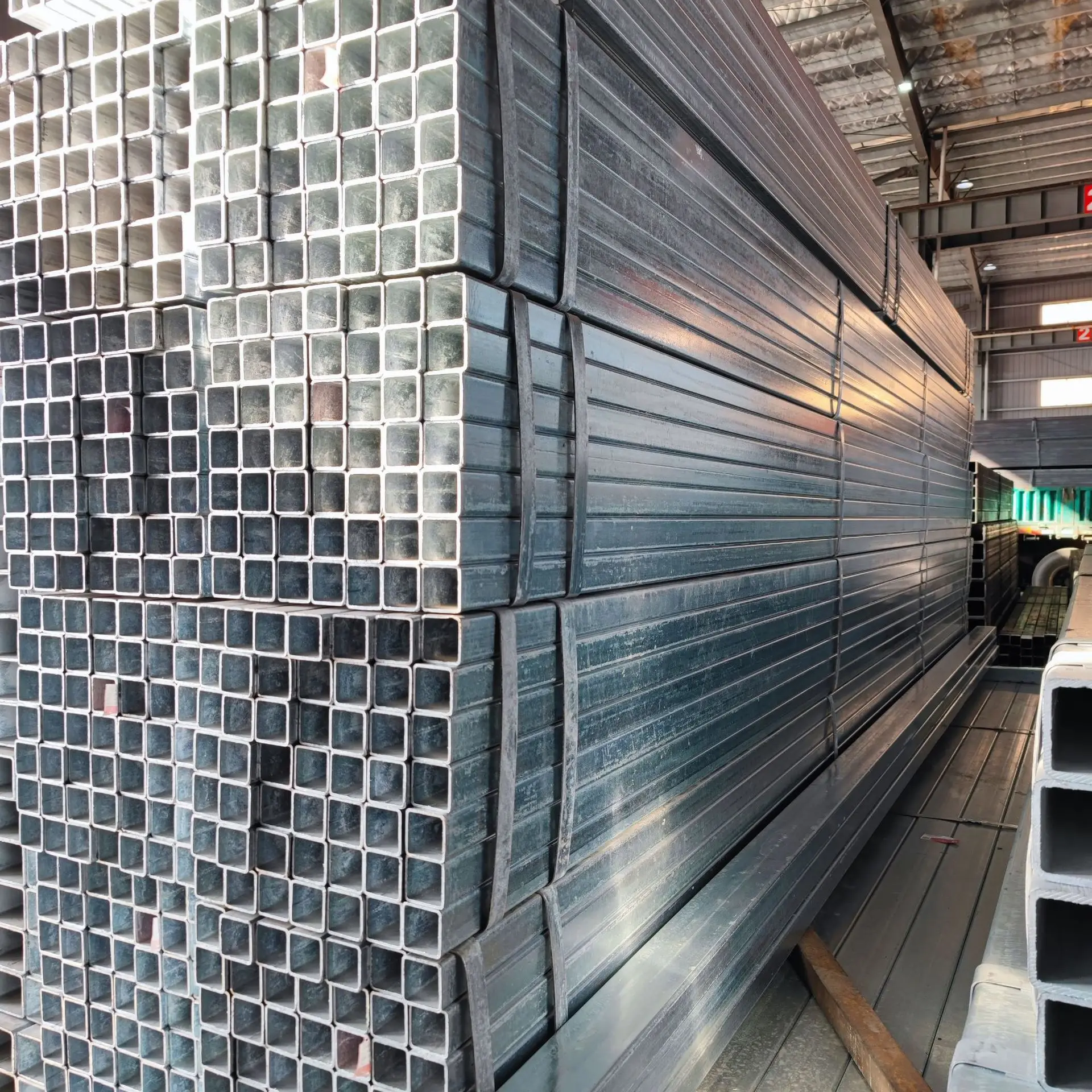 2 X 2 Galvanized Square Tubing Mild Steel Square Tube Galvanized Square ...