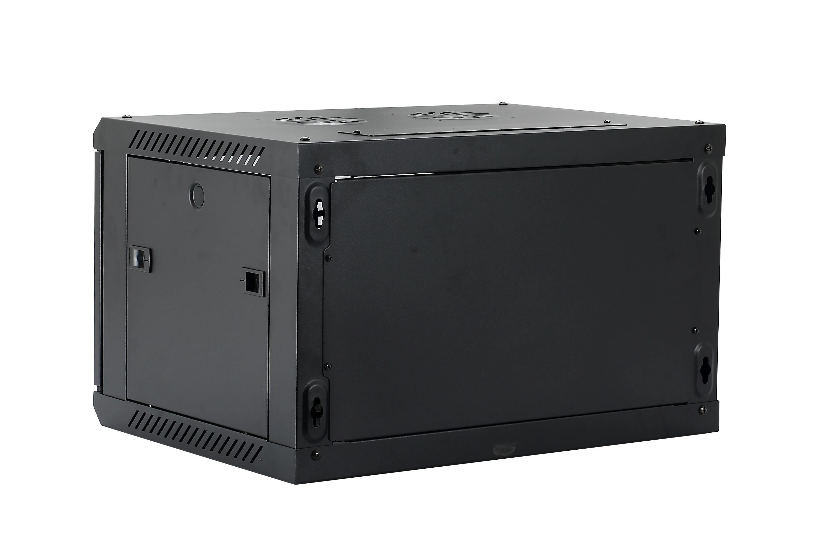 12u Spcc Wall-mount Cabinet Rack Network Enclosure Power Supply Atx ...