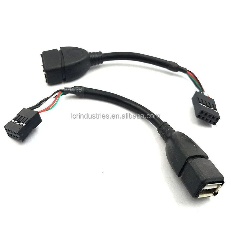 Custom Panel Mount USB Female Cable with JST Molex Connector