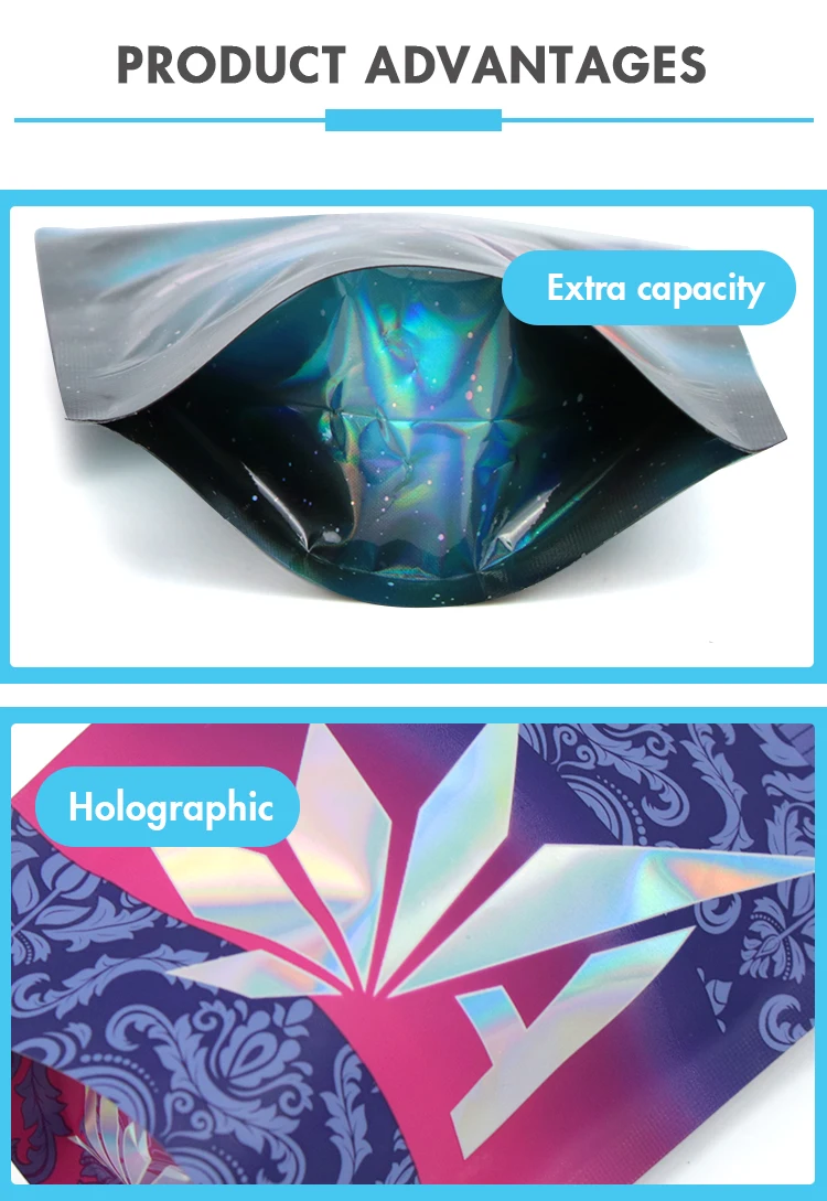 Customize Logo Astm Medical Black Smell Proof Child Resistant Foil Exit ...