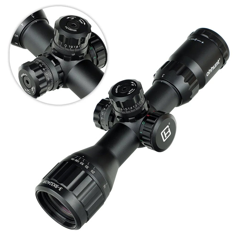 Oem Tactical Sight 3-9x32 Ao Mil Dot 1/4 Moa Red Green Illuminator 4 ...