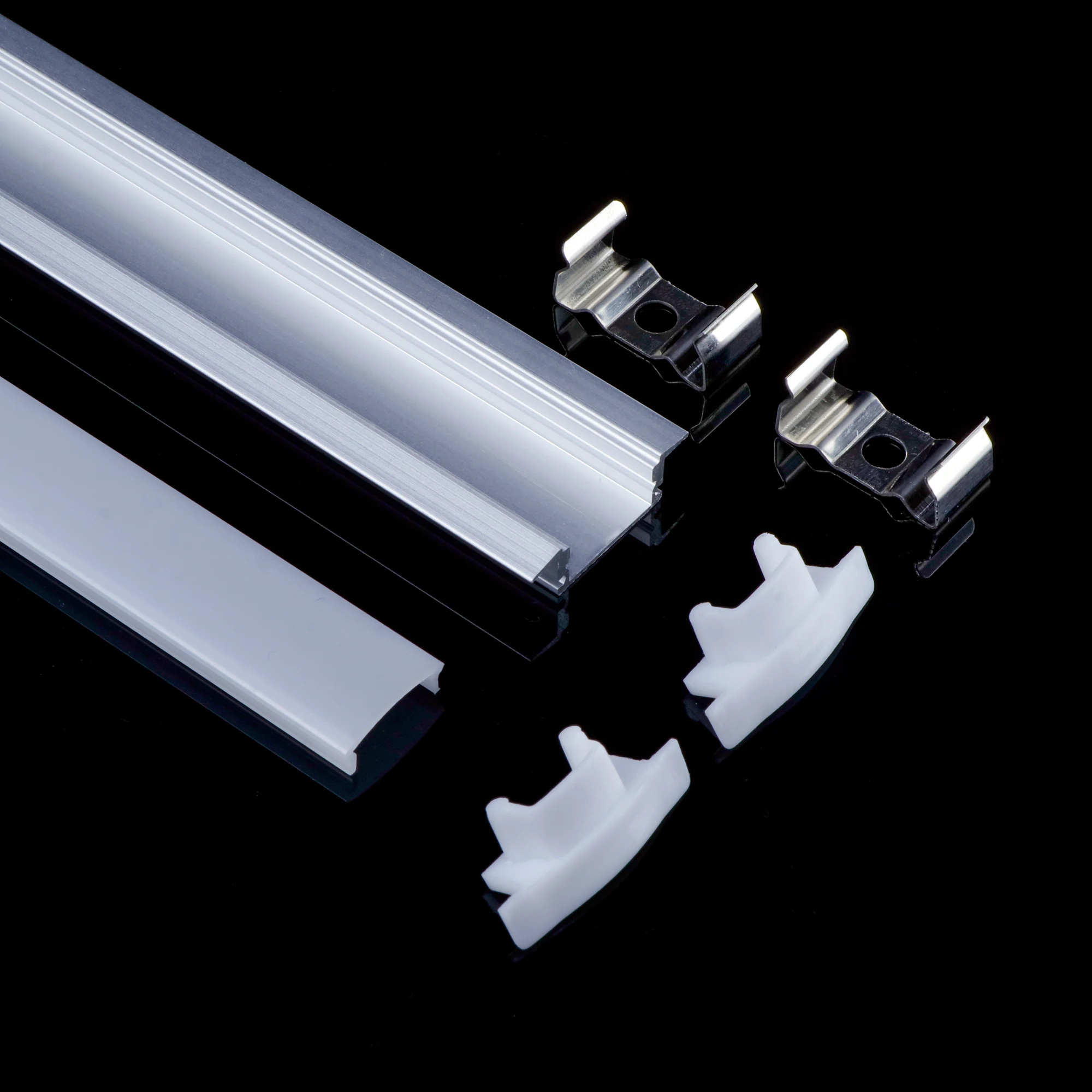 Led Strip Profile Channel Light Diffuser Corner Extrusion Channel Led ...