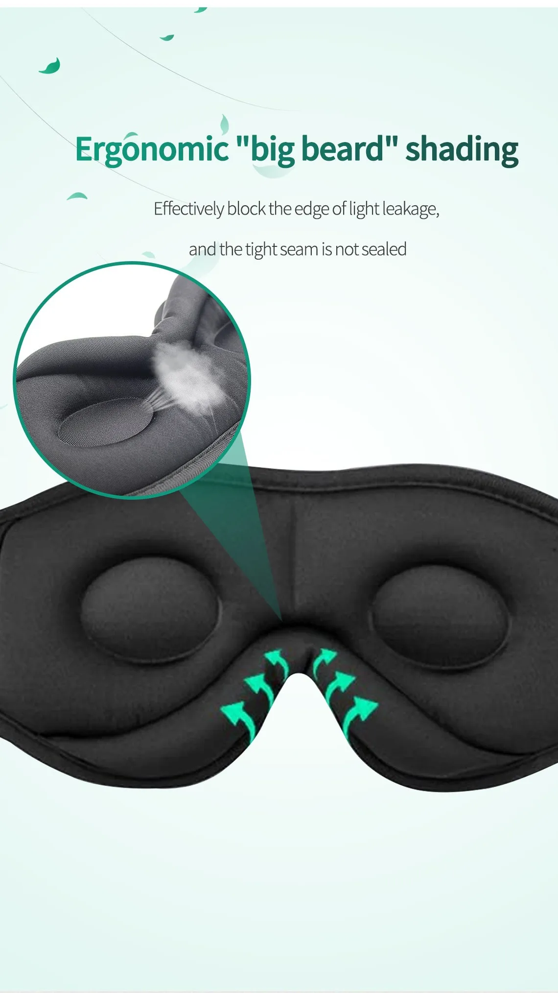 Stereo Speakers Sleeping Headphone 3d Sleep Mask Blue Tooth Wireless ...