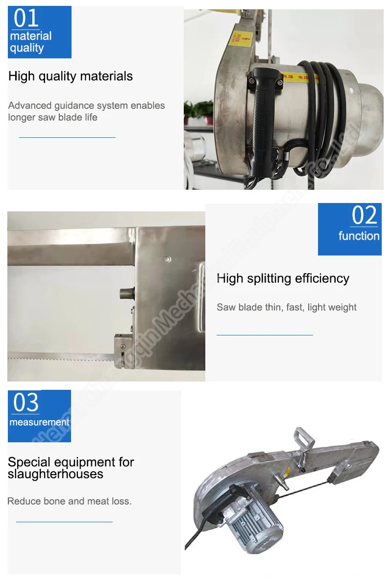 pig Slaughtering Equipment pig Carcass Cutting Saw carcass splitting ...