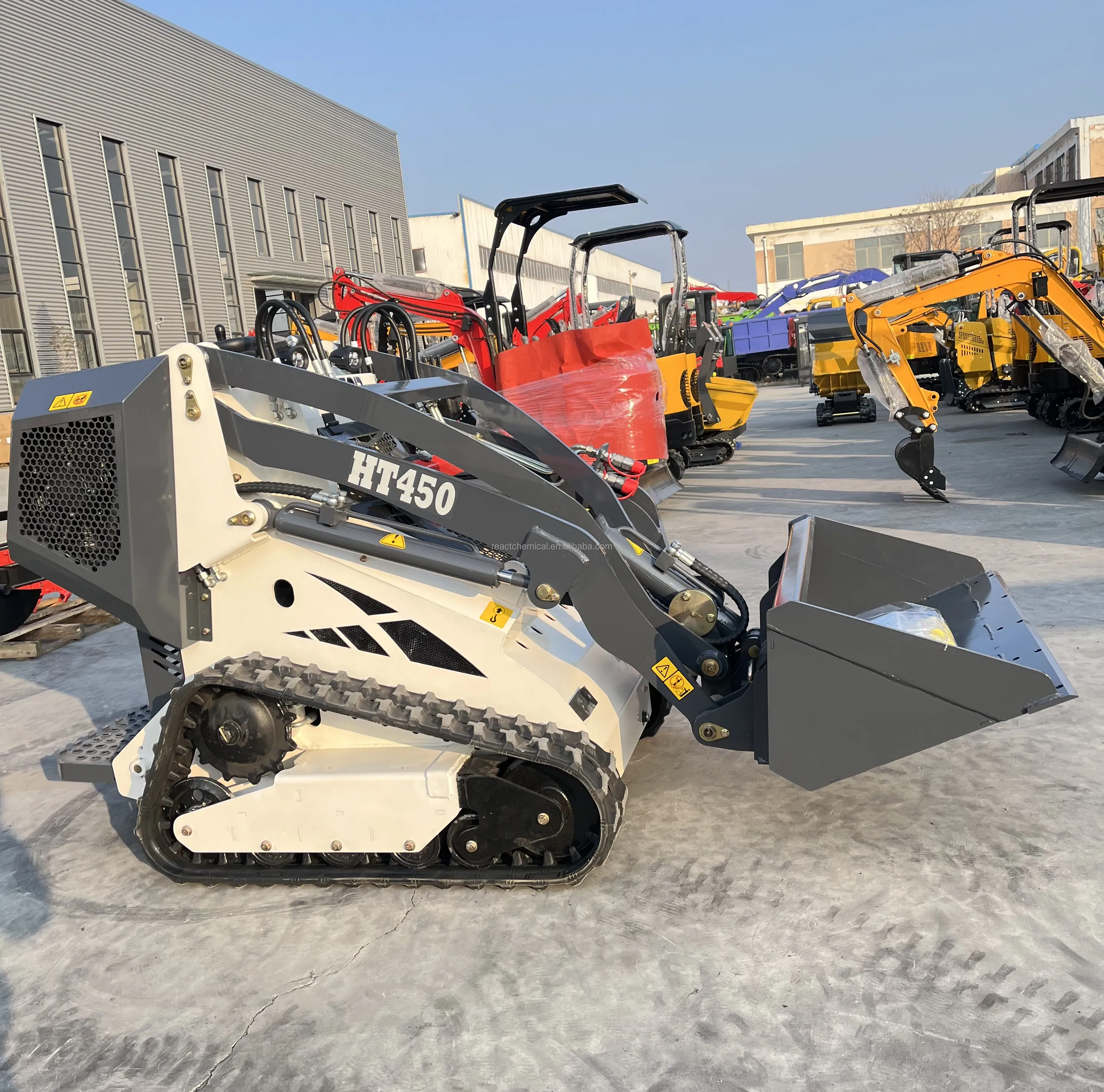Small Skid Steer HT450 Compact Skid Steer Loader Mini Skid Steer with ...