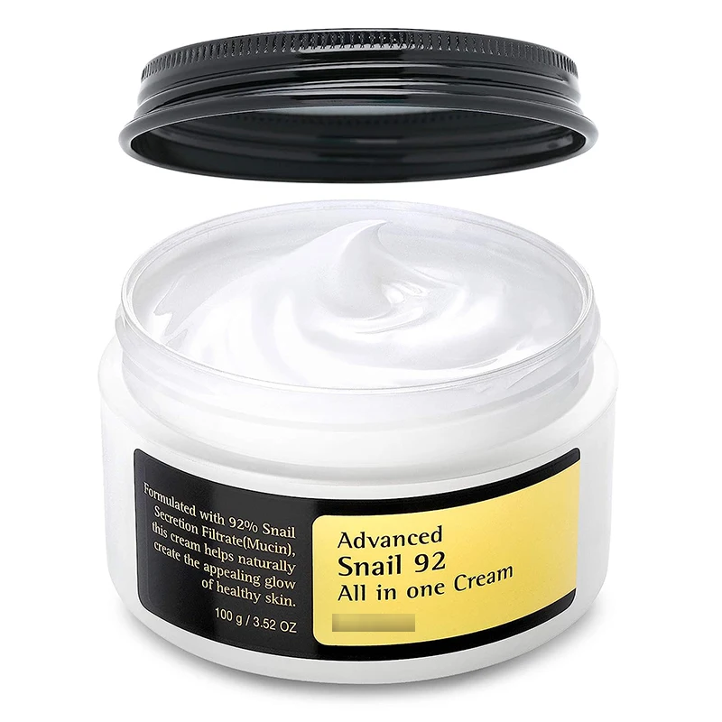 Advanced Snail 92 Mucin All In One Cream100ml Hyaluronic Acid Anti-aging Face Moisturizer Snail ...