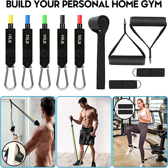 Sport Band Piec11 - Adjustable Gym Fitness Workout Bands