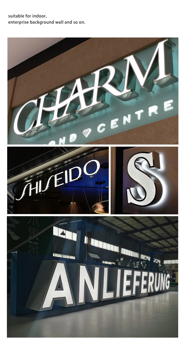 Custom Led Outdoor Storefront Signs for Business Illuminated Signage ...