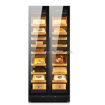 Modern Cigar Room Furniture Display Showcase Humidor Cabinet Electronic ...