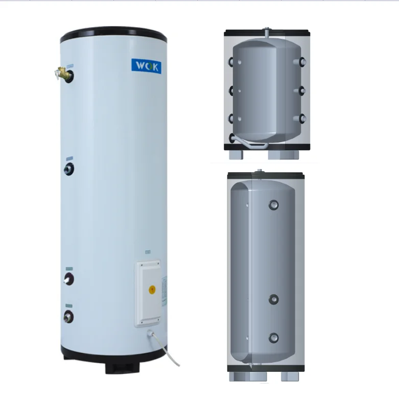 Buffer Tank and DHW Tank for House Floor Heating & Hot Water