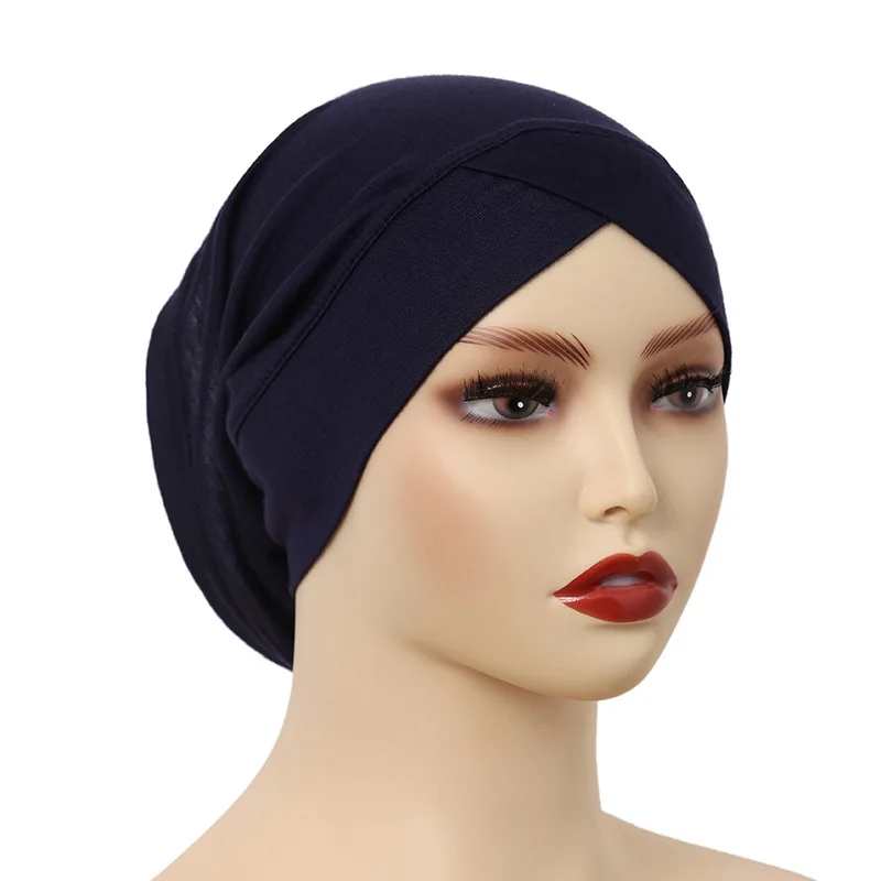 Wholesale Muslim Instant Scarf Women Under Scarf Hijab Cap Satin Lined ...
