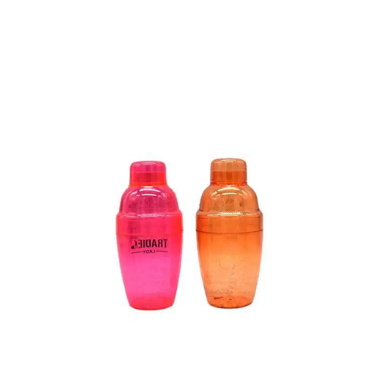 750ml Transparent Acrylic Plastic Cocktail Shaker With Recipe - Buy ...