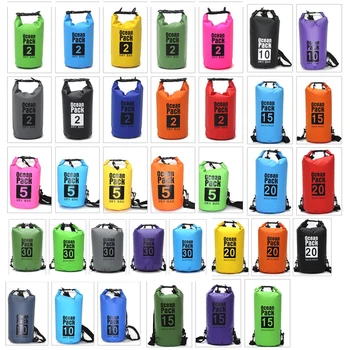 Factory Wholesale Custom Logo 2l 3l 5l 10l 15l 20l 25l 30l Outdoor Sport Waterproof Dry Bag ...