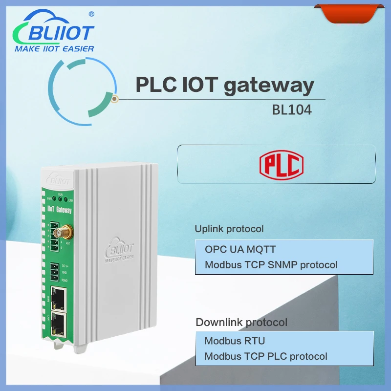 Industrial PLC to Modbus MQTT OPC UA Gateway - 1 Year Warranty