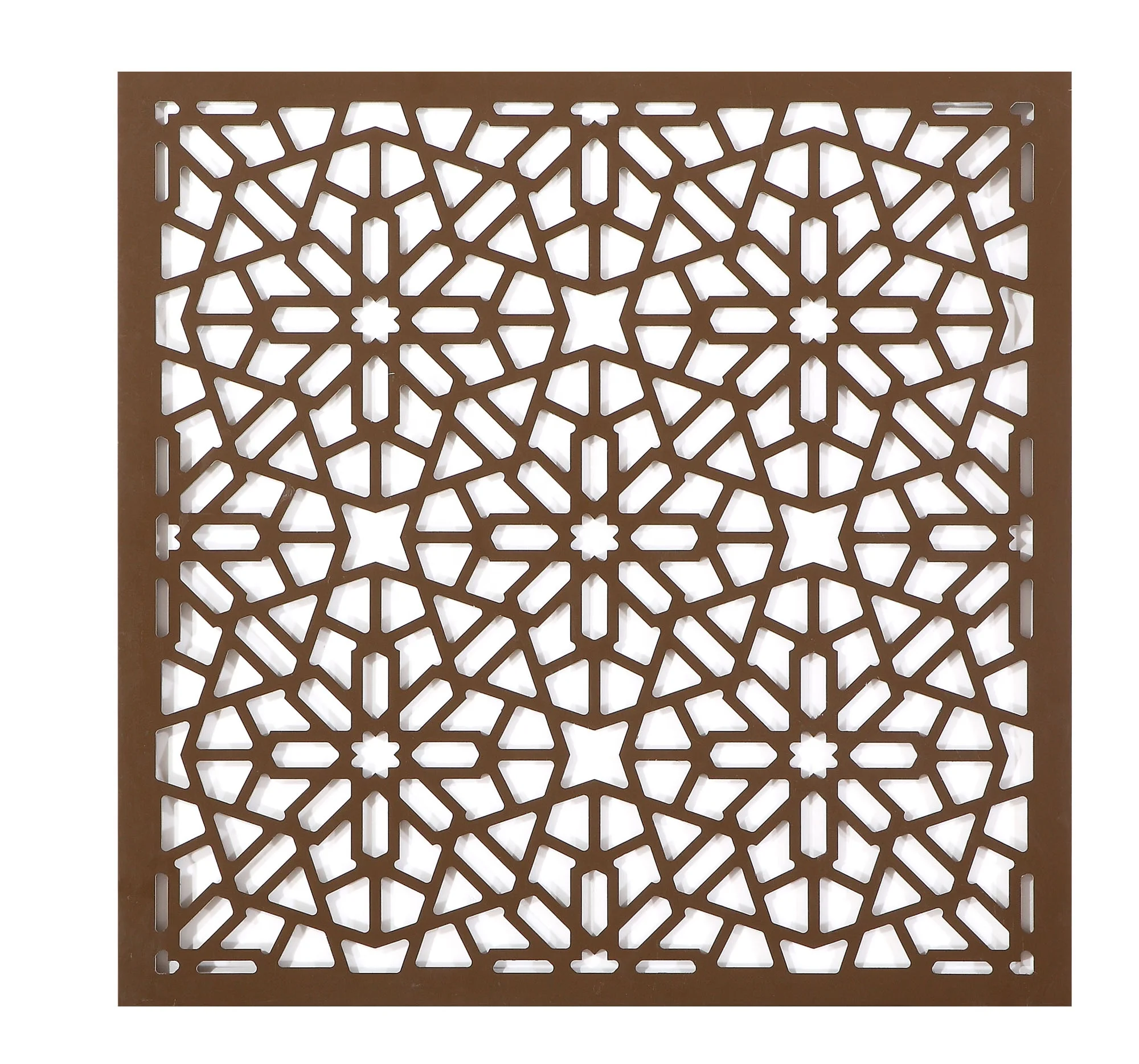 Wall Panel Islamic Decorative Perforated Aluminum Square Contemporary ...