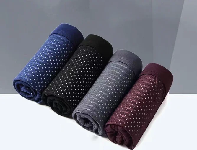 Men Underwear Mesh Boxer Brief Trunks Summer Mesh For Breathability ...