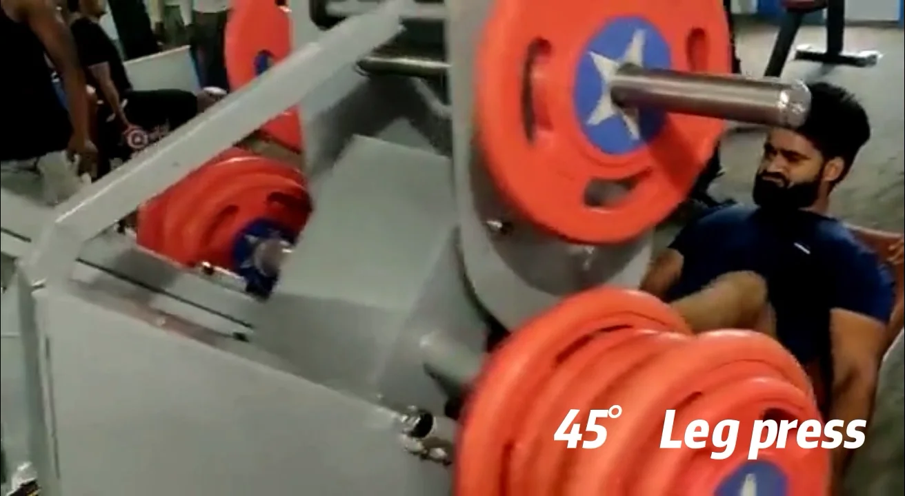 Dual Function Free Weight Land Fitness Commercial Use Gym Equipment 45 ...