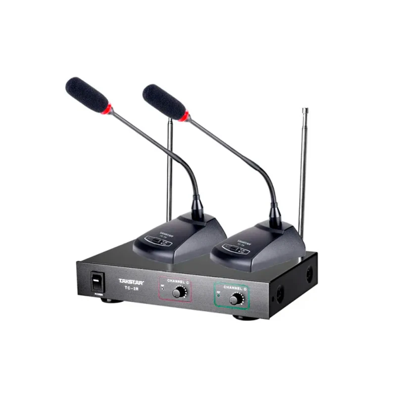 Takstar TC-2R Wireless Conference Microphone - Dual Channel VHF