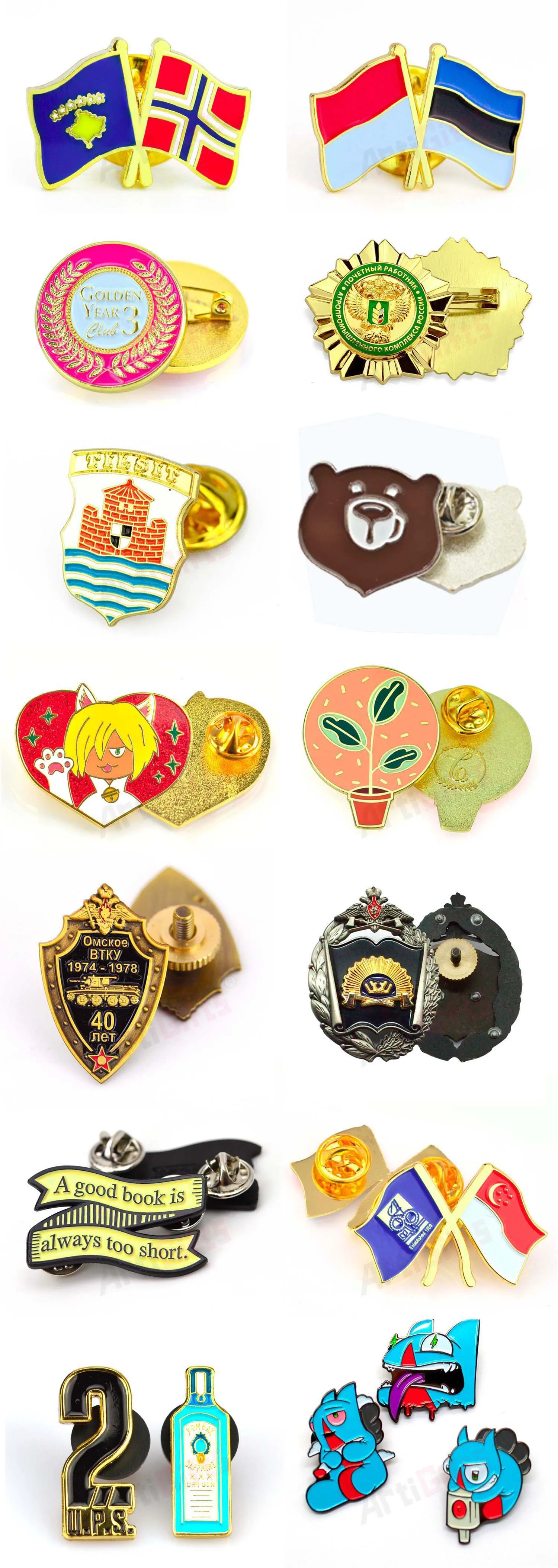 High Quality Cheap Airgun Airplane Lapel Pin - Artigifts