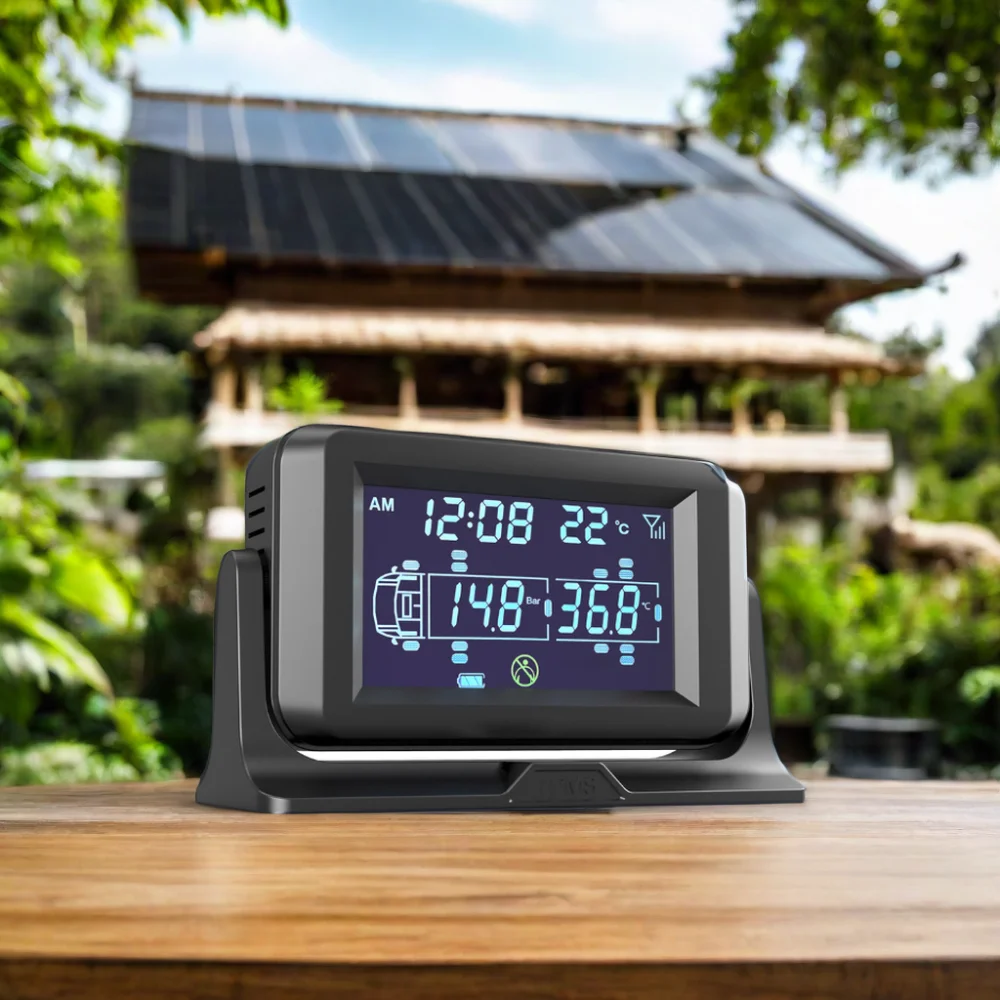 6 Wheel Truck Wireless Pro Solar Car External Tpms Sensor 433.92 Mhz ...