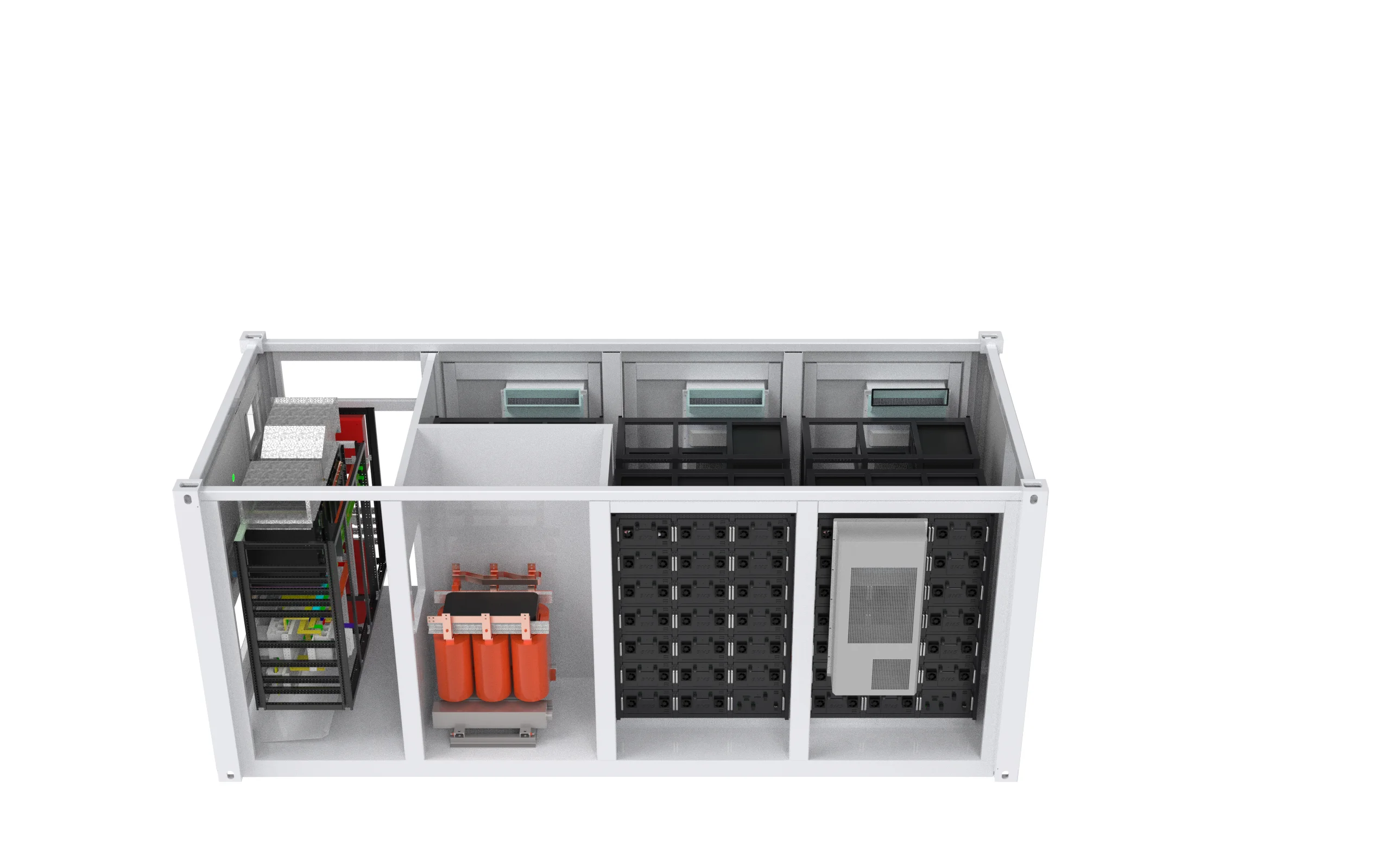 20ft 40ft Container Lithium Ion Lifepo4 Battery 500kw 1mwh 1.2mwh ...