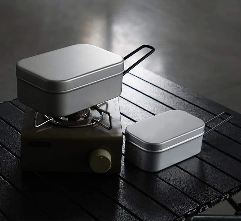 Aluminum Lunch Box Outdoor Camping Portable Aluminum Lunch Box - Buy ...