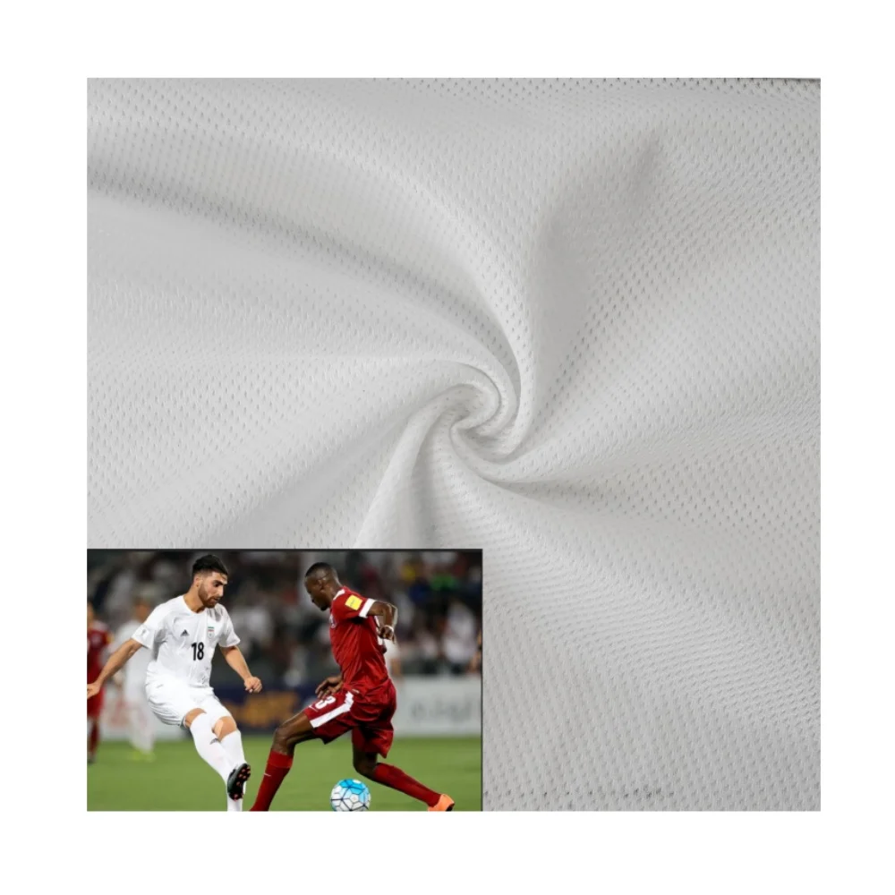 FDY 100gsm polyester mesh fabric for sportswear dry fit polyester sport ...