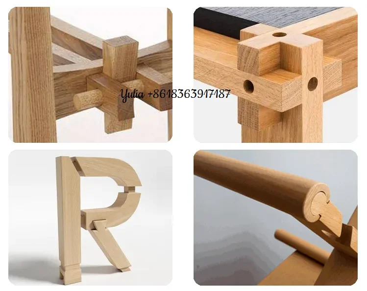 CNC Woodworking Wood Chair Double End Tenon Head Mortise Tenoning and ...