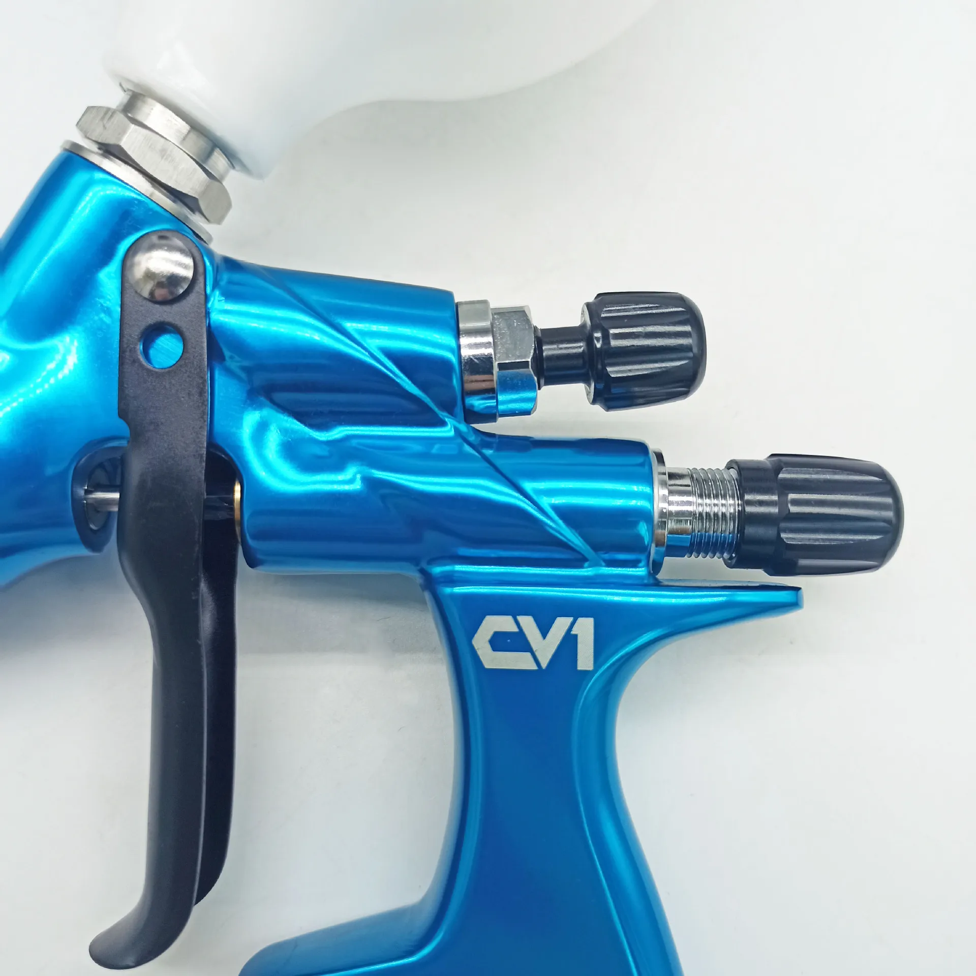 Proeam Blue Gravity Gun - CV1 Spray Gun for Professional Pinting